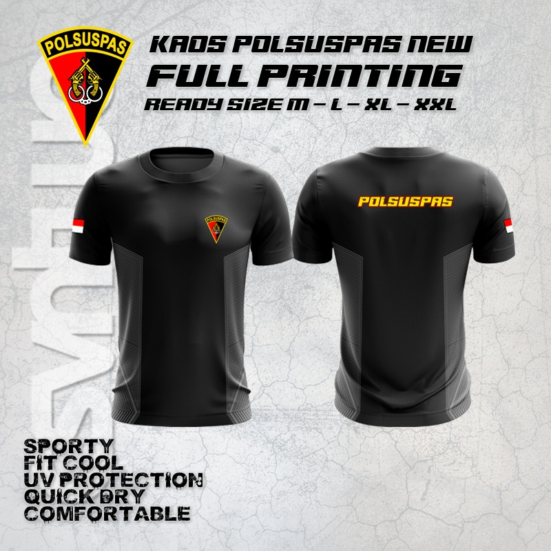 Jual Kaos Polsuspas Terbaru / Kaos Polsuspas Logo Merah Hitam Bahan ...