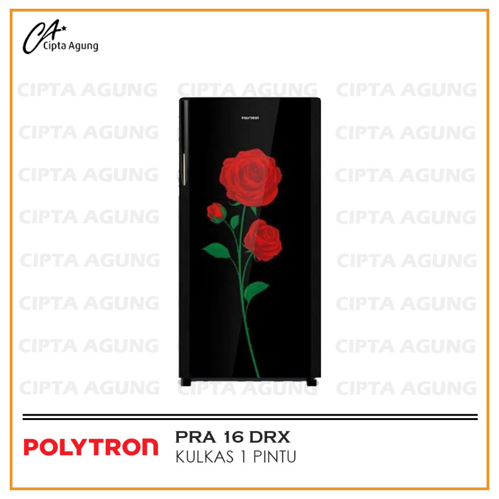Jual Kulkas 1 Pintu POLYTRON PRA 16 DRX BELEZA 160Liter Pintu Kaca ...