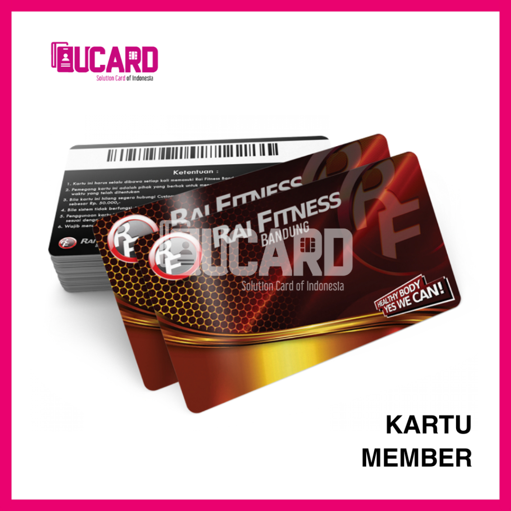 Jual CETAK ID CARD / MEMBERSHIP SWALAYAN RETAIL GYM KLINIK BAHAN PVC ...
