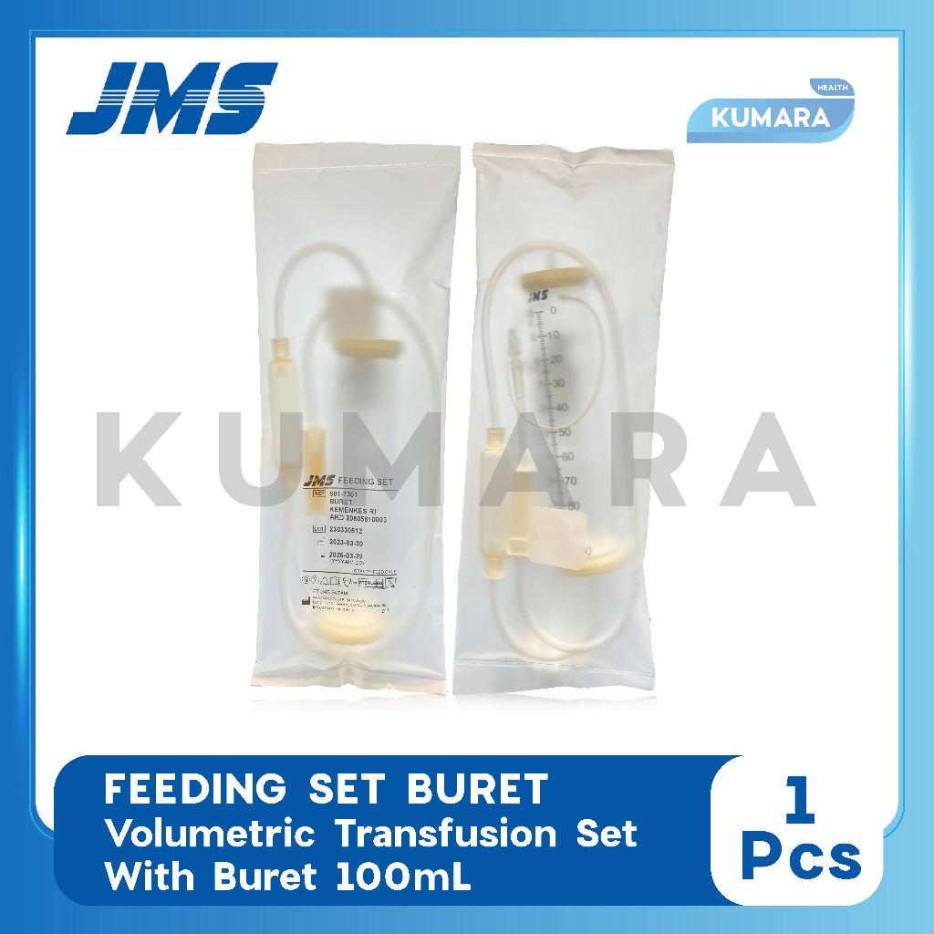 Jual JMS - Feeding Set 100ml / Feeding Buret Volumetric Transfusion Set ...