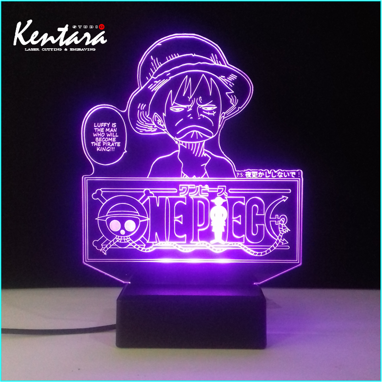 Jual Lampu Hias Akrilik Led Luffy One Piece | Shopee Indonesia