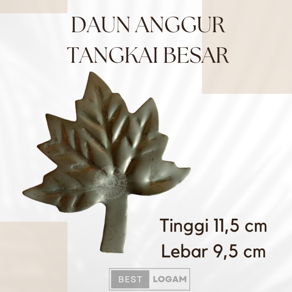 Jual Daun anggur tangkai besi plat aksesoris dan ornamen pagar tralis ...
