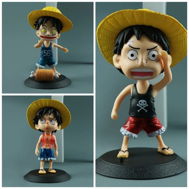 Jual action figure one piece monkey d Luffy childhood pick nose ...