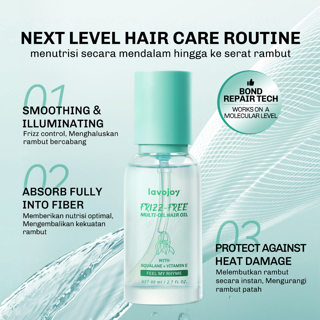 Jual LAVOJOY Frizz-Free Hair Oil Feel My Rhyme | Shopee Indonesia