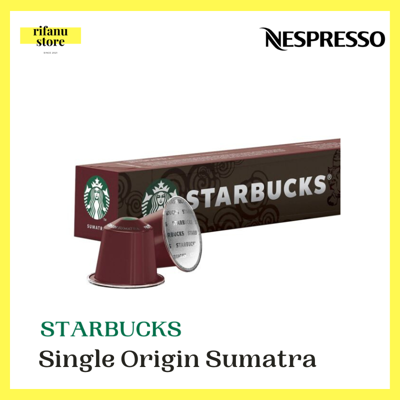 Jual Nespresso Starbucks Single Origin Sumatra Coffee Capsule | Shopee ...