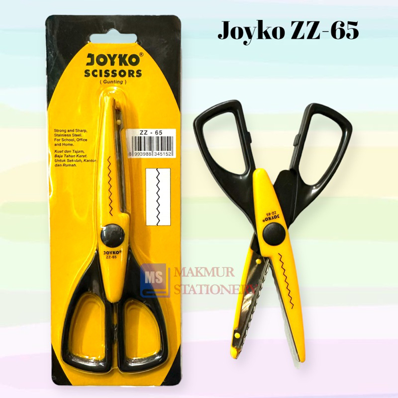 Jual Gunting / Scissors Joyko ZigZag ZZ-65 | Shopee Indonesia