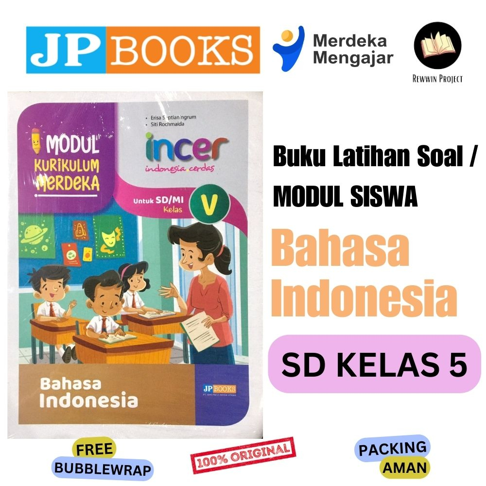 Jual Buku Latihan Soal BAHASA INDONESIA SD Kelas 5 Incer - Kurikulum Merdeka | Shopee Indonesia