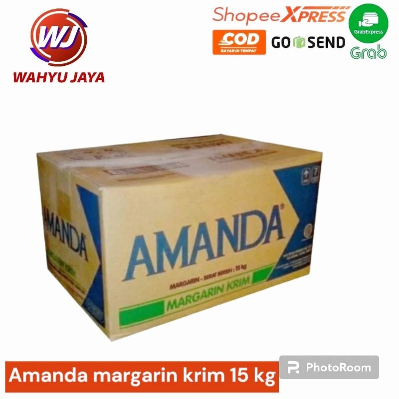 Jual Amanda margarin krim 15 kg | Shopee Indonesia