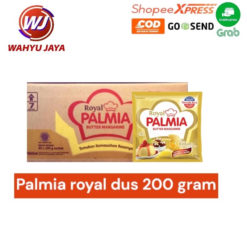 Jual Palmia royal margarin dus 200 gram isi 60 | Shopee Indonesia