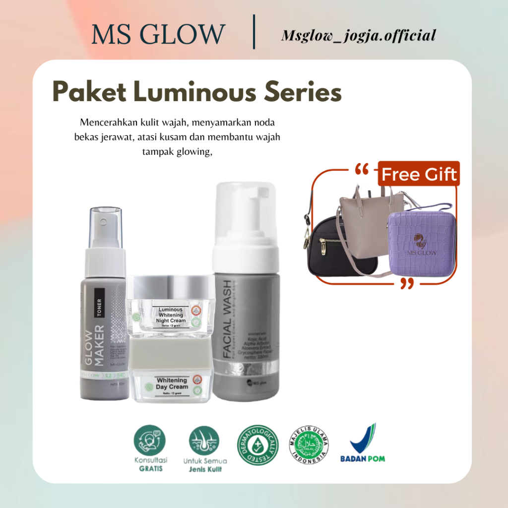 Jual MS GLOW PAKET LUMINOUS SERIES | MS GLOW OFFICIAL STORE | MSGLOW ...