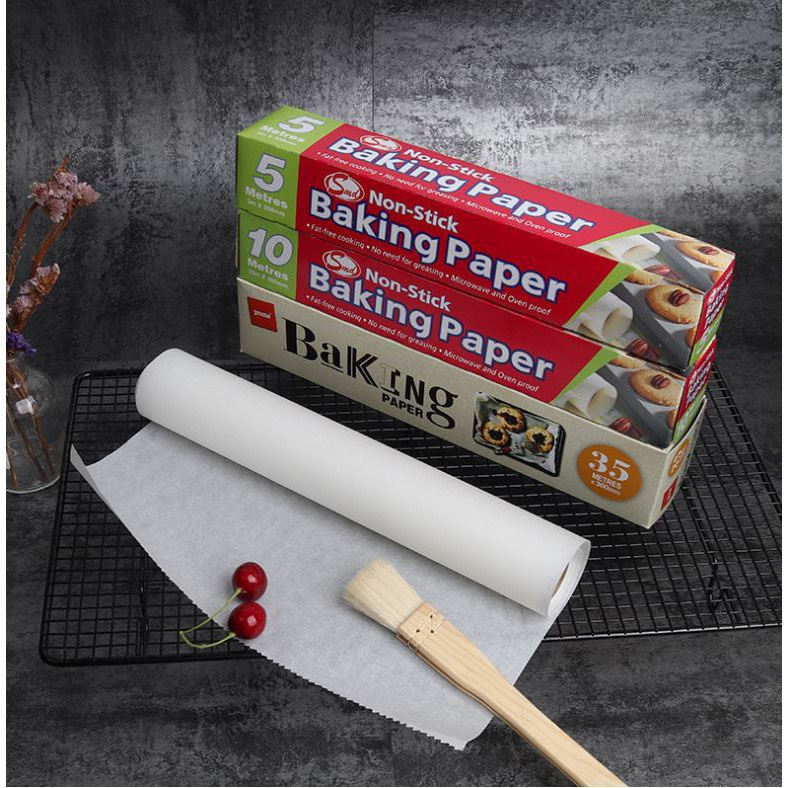 Jual Alas Kertas BAKING PAPER Roti Silicone Oil Paper - Non-Stick ...