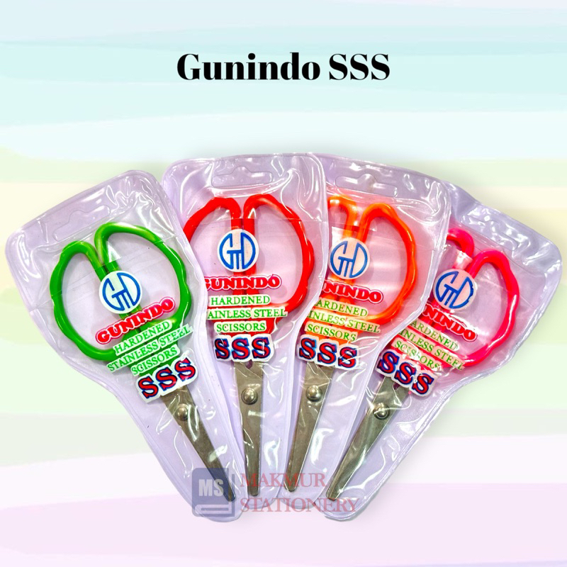 Jual Gunting / Scissors Gunindo SSS Size Kecil | Shopee Indonesia