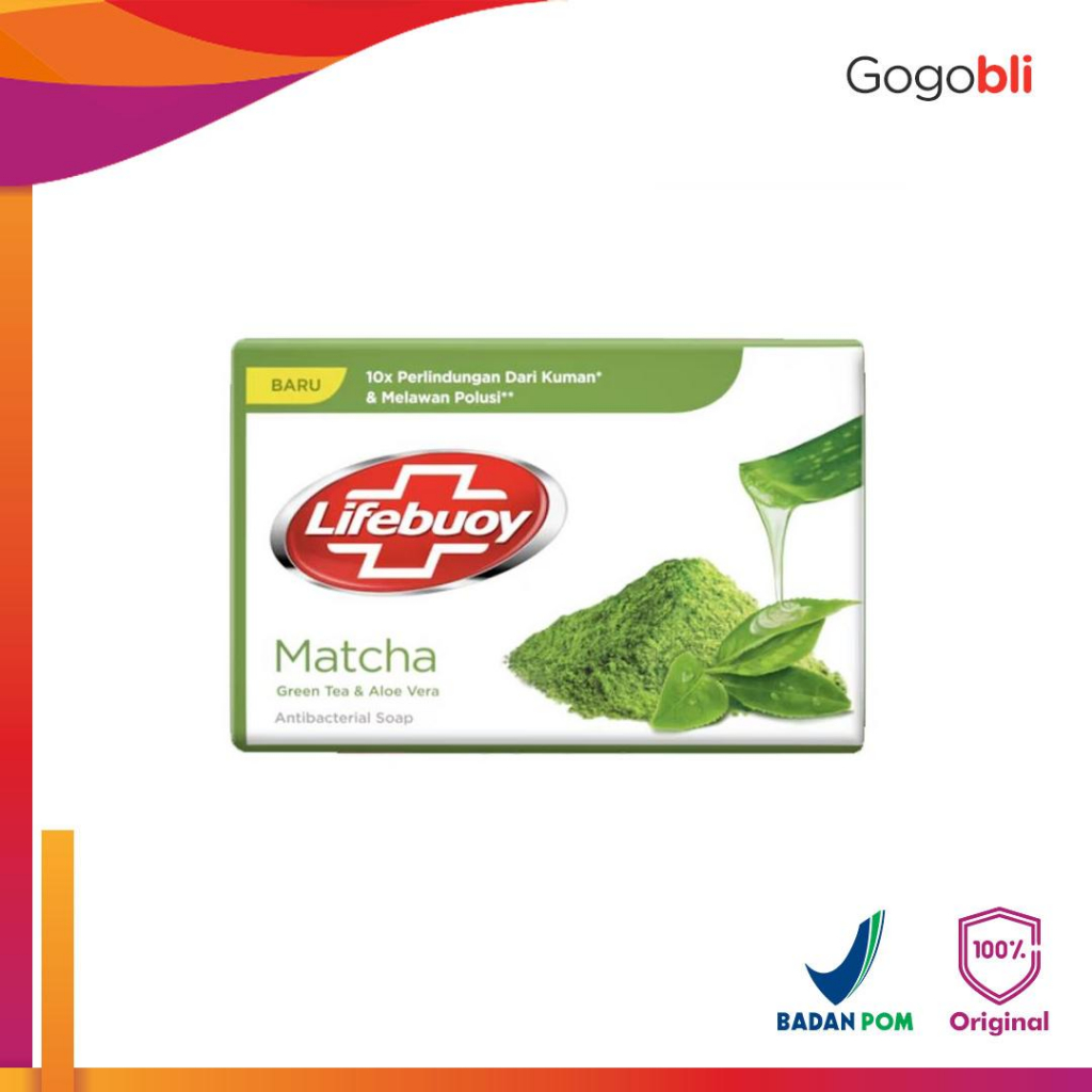 Jual Lifebuoy Antibacterial Soap Matcha Green Tea & Aloe Vera 70gr ...