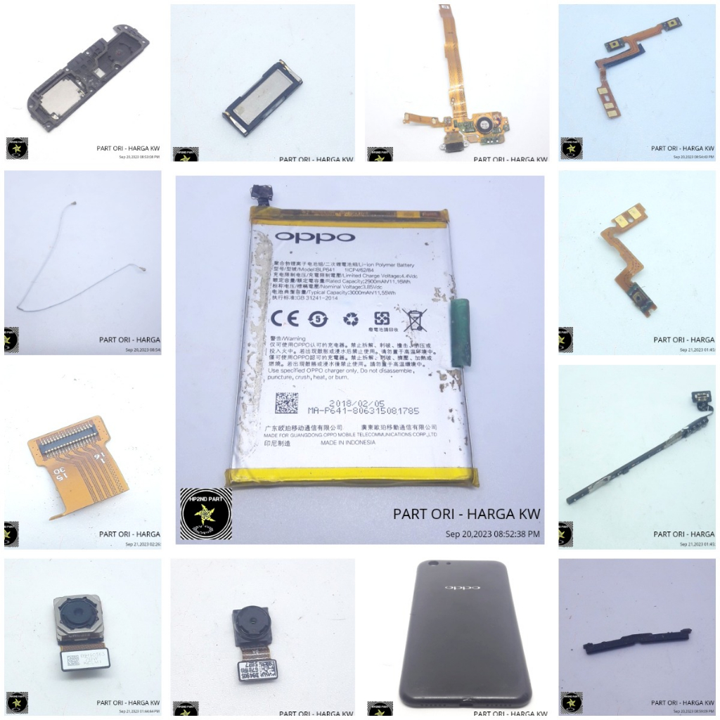 Jual PART OPPO A71 CPH1801 - KAMERA DEPAN-BELAKANG/ SPEAKER EARPIECE ...