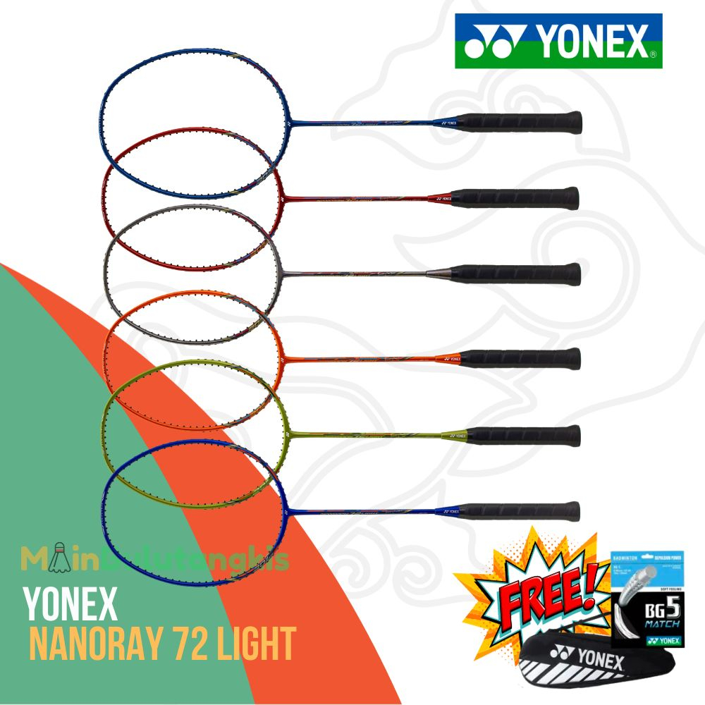Jual Raket Badminton Yonex Nanoray 72 Light Original | Shopee Indonesia