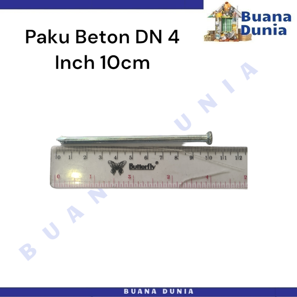 Jual Paku Beton DN 4 Inch 10cm Galvanis Murah | Paku Tembok | (1KTK ...