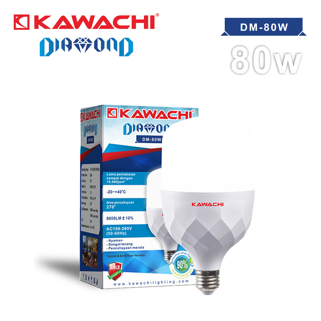 Jual KAWACHI Lampu LED Bulb capsule Tabung Jumbo Lampu bohlam LED besar ...