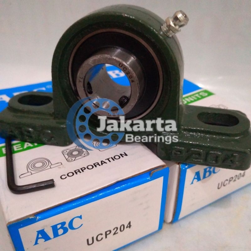 Jual PILLOW BLOCK UCP204 / UCP 204 aas 20mm MERK ABC | Shopee Indonesia