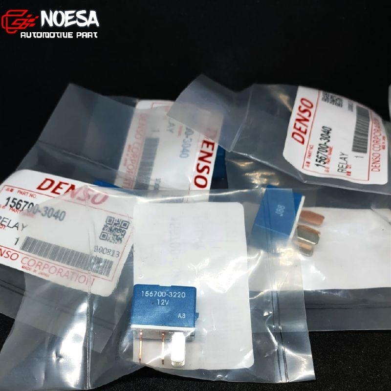 Jual RELAY DENSO 12V 4 KAKI/ 4PIN RELLAY BIRU RELAY AC UNIVERSAL ...