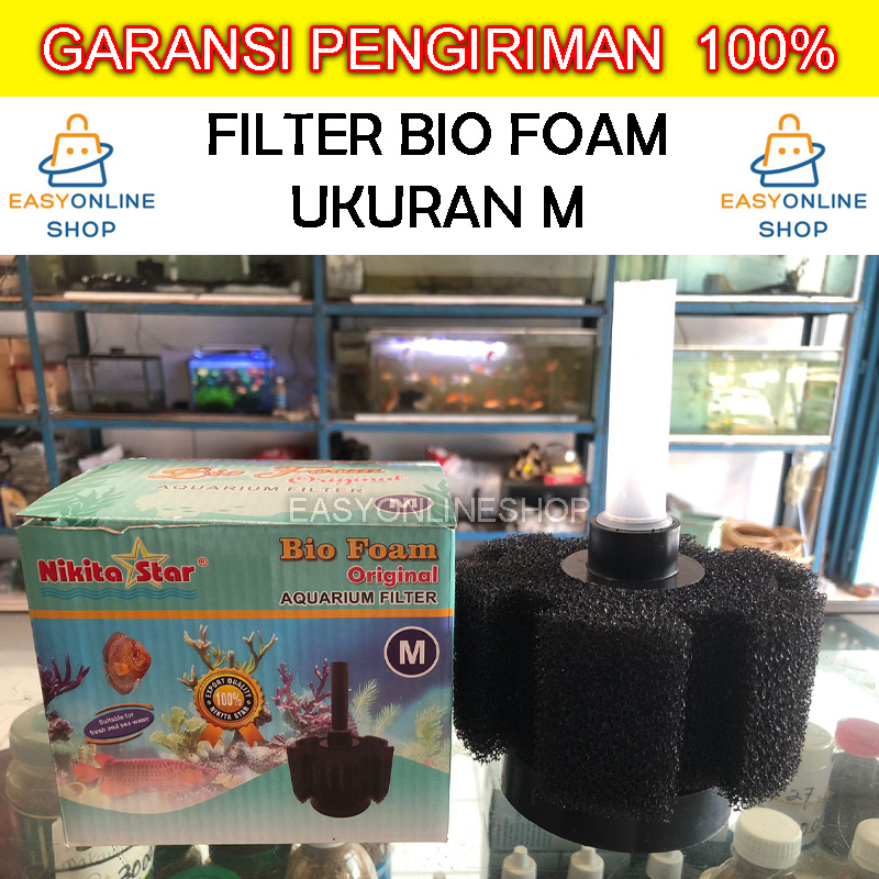 Jual Bio Foam Filter Nikita Star M / Bio Sponge Filter Aquarium ...
