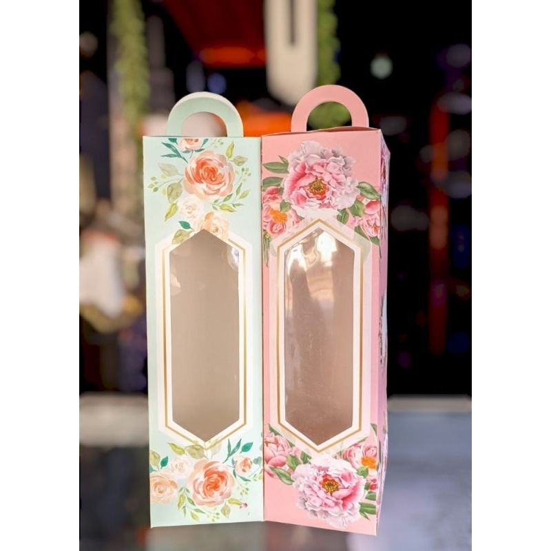Jual Box botol souvenir 7x7x24 Ivory Tosca | Shopee Indonesia