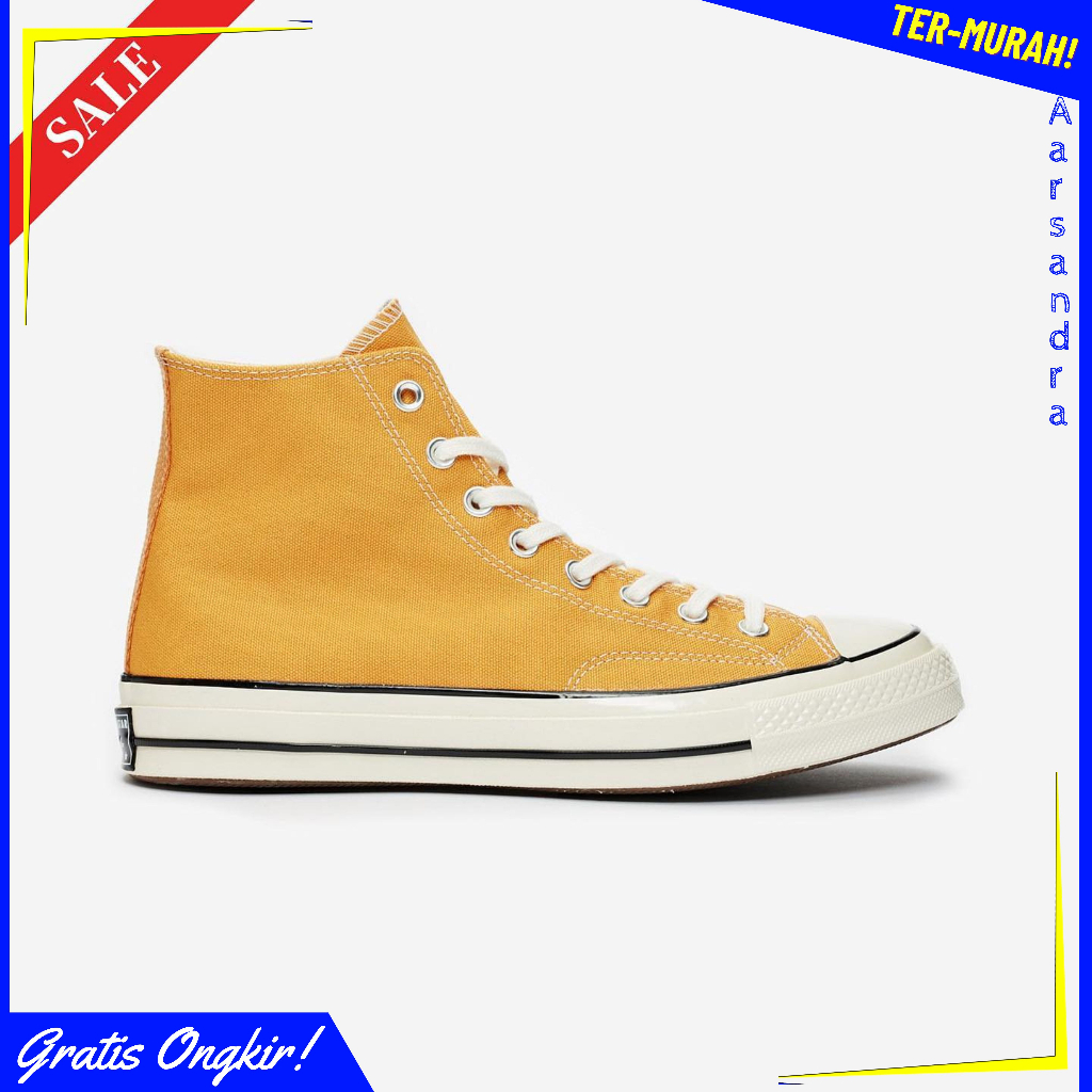 Jual Sepatu Converse Kuning Tinggi All Star Chuck Taylor Sneakers Pria ...
