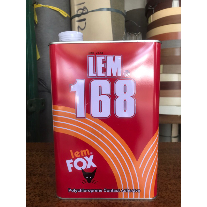 Jual LEM 168 FOX 2,5 Kg/lem khusus hpl&edging/Vinyl lantai/triplek/Hmr ...