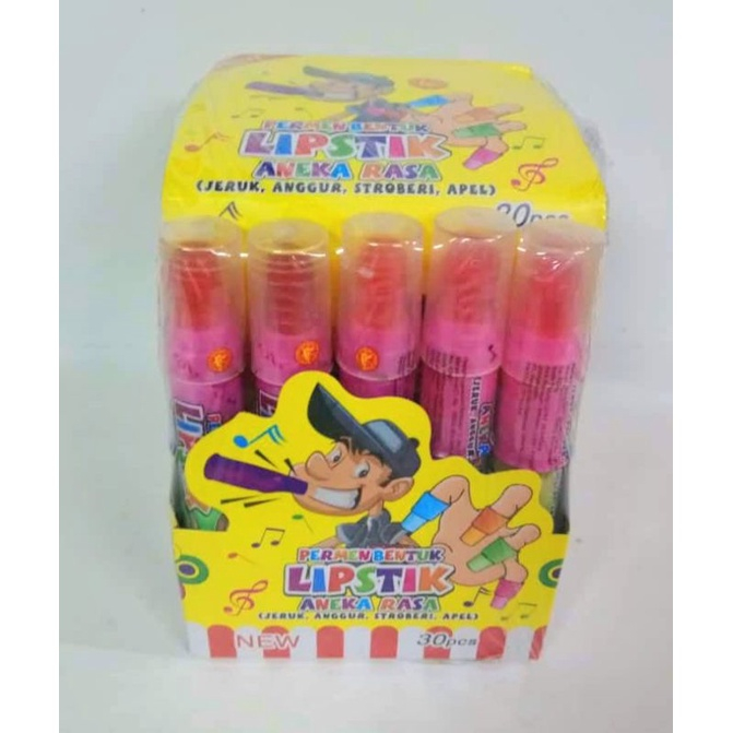 Jual Permen Cemilan Snack Lipstik Lipstick Jari Finger Mainan Anak ...