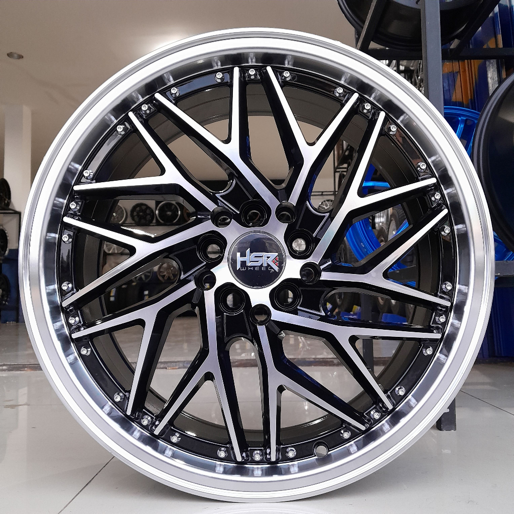 Jual Velg racing hsr ring 17 baut 5 untuk mobil ertiga, civic fd, innova, xpander, hrv hsr ...