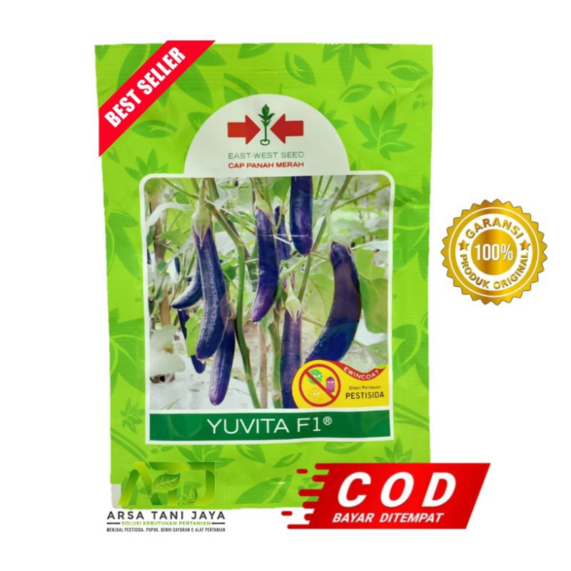 Jual Benih Terong Yuvita F1 1100Butir - Cap Panah Merah | Shopee Indonesia