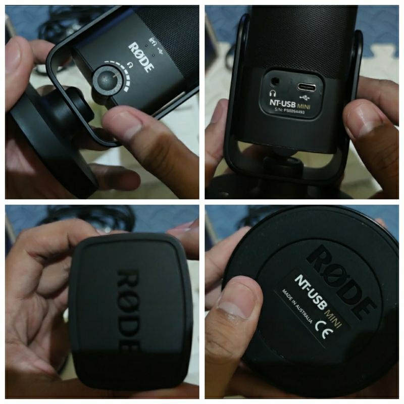 Jual Rode NT USB Mini Microphone Second Normal Fullset Murah Original ...