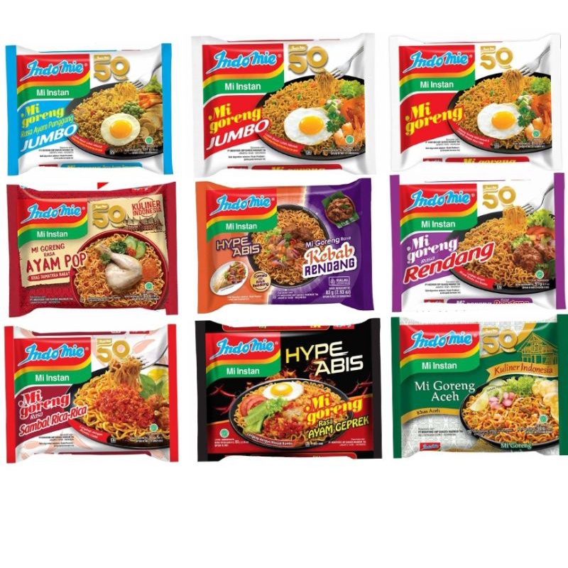 Jual Indomie Goreng Original / Rendang / Ayam Pop / Aceh / Ayam Geprek ...