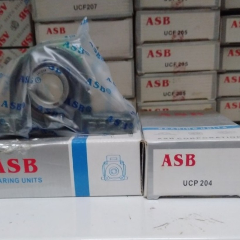 Jual pillow Block bearing UCP 204 as 20 mm merk ASB | Shopee Indonesia
