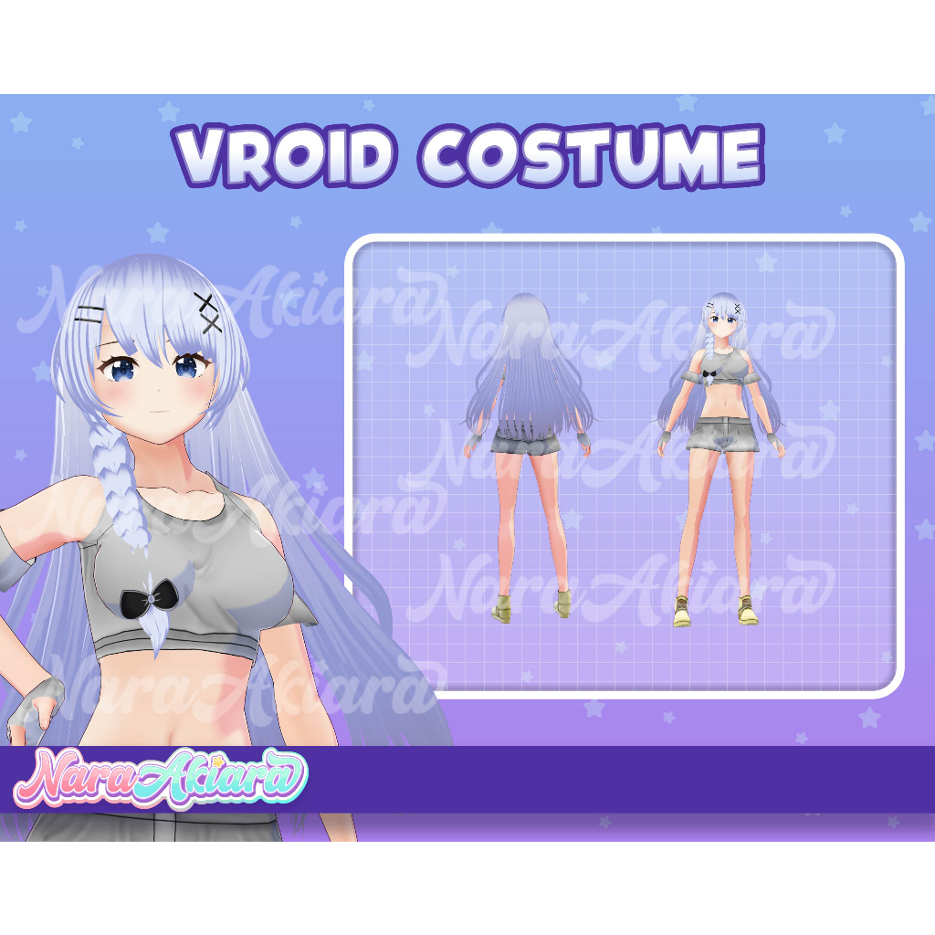 Jual Upgrade Style Streaming dengan Kostum Vroid 3D Eksklusif, Kostum ...