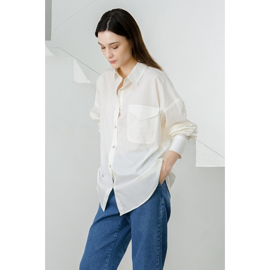 Jual Kivee - Theo Shirt / Kemeja Wanita / Kemeja Tencel / Kemeja ...