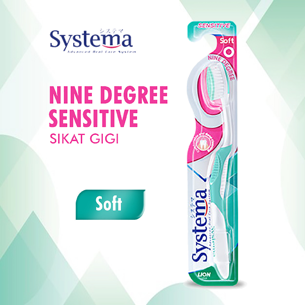 Jual Systema Nine Degree Sensitive Soft Sikat Gigi Lembut | Shopee ...