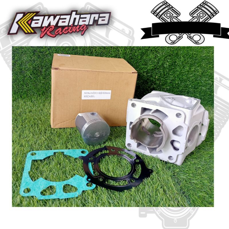 Jual SILINDER CYLINDER BLOK NINJA 2T SILINDER BLOK KERAMIK KAWAHARA SET ...