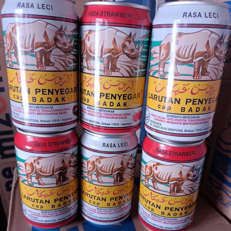 Jual larutan kaleng cap badak 320 ml | Shopee Indonesia