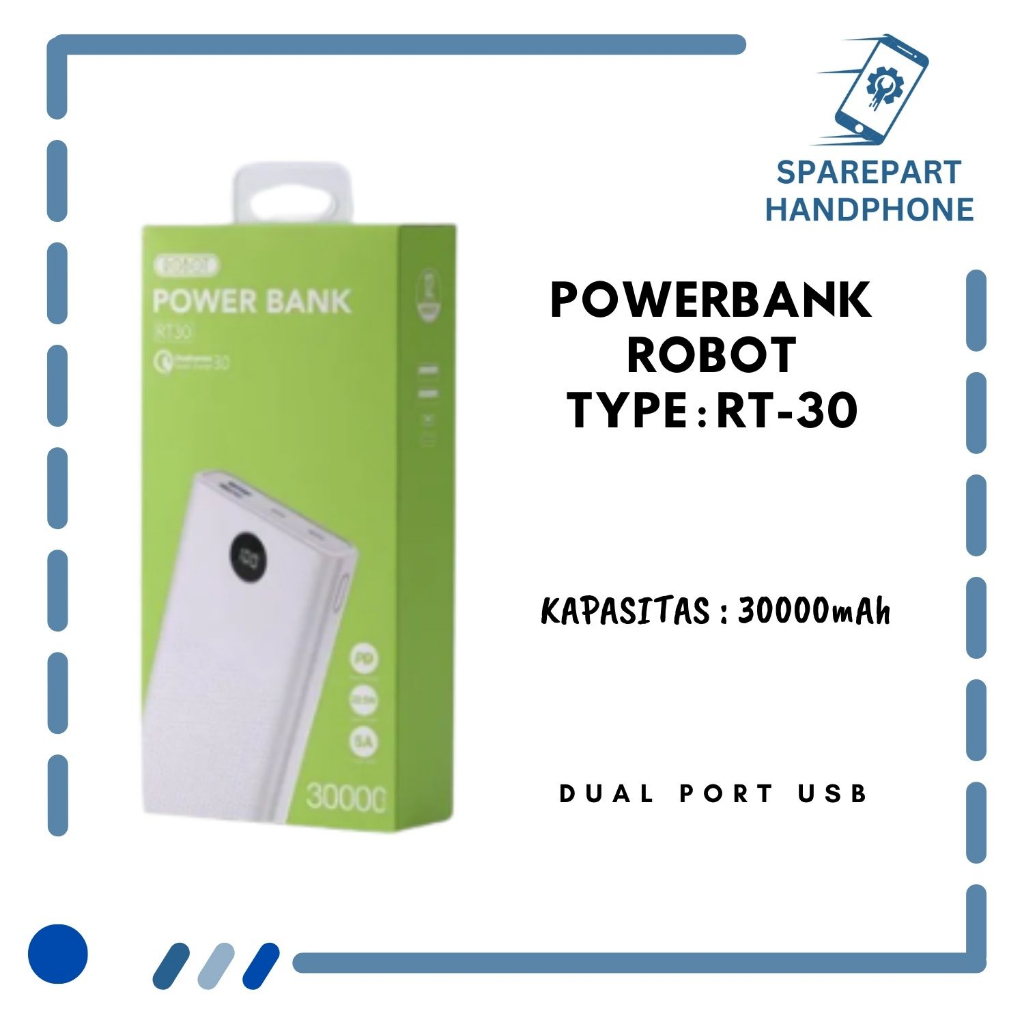 Jual PB Robot RT30 30000 MAH | Shopee Indonesia