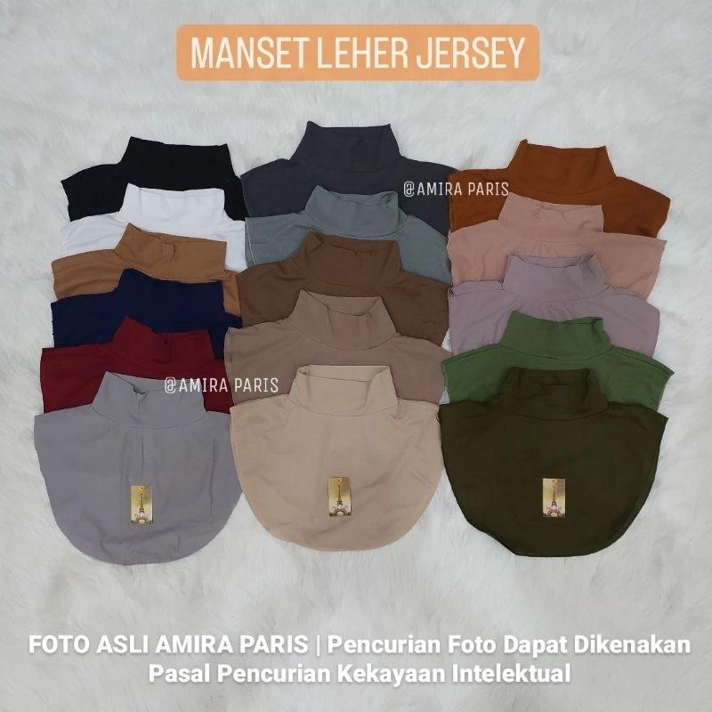 Jual Manset Leher Polos Jersey / Manset Leher / Inner Leher Atasan ...