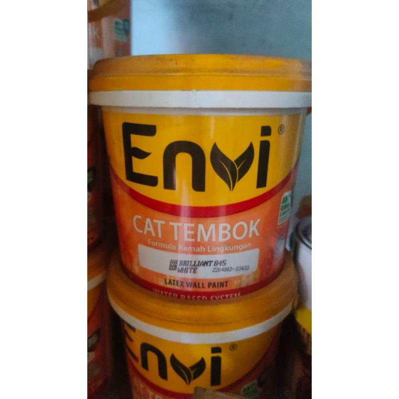 Jual cat tembok 1kg envi | Shopee Indonesia