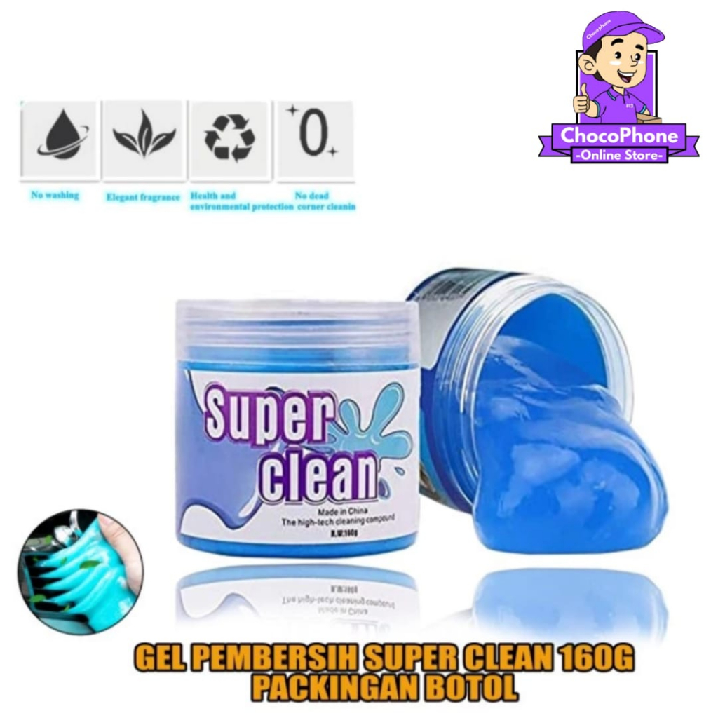 Jual SUPER CLEAN GEL PEMBERSIH SUPER CLEANING 160G GEL PEMBERSIH KEYBOARD | Shopee Indonesia