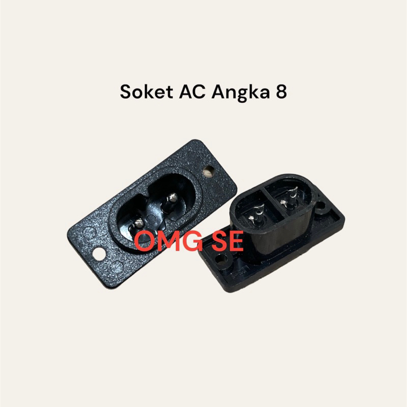 Jual power soket ac angka 8 | Shopee Indonesia