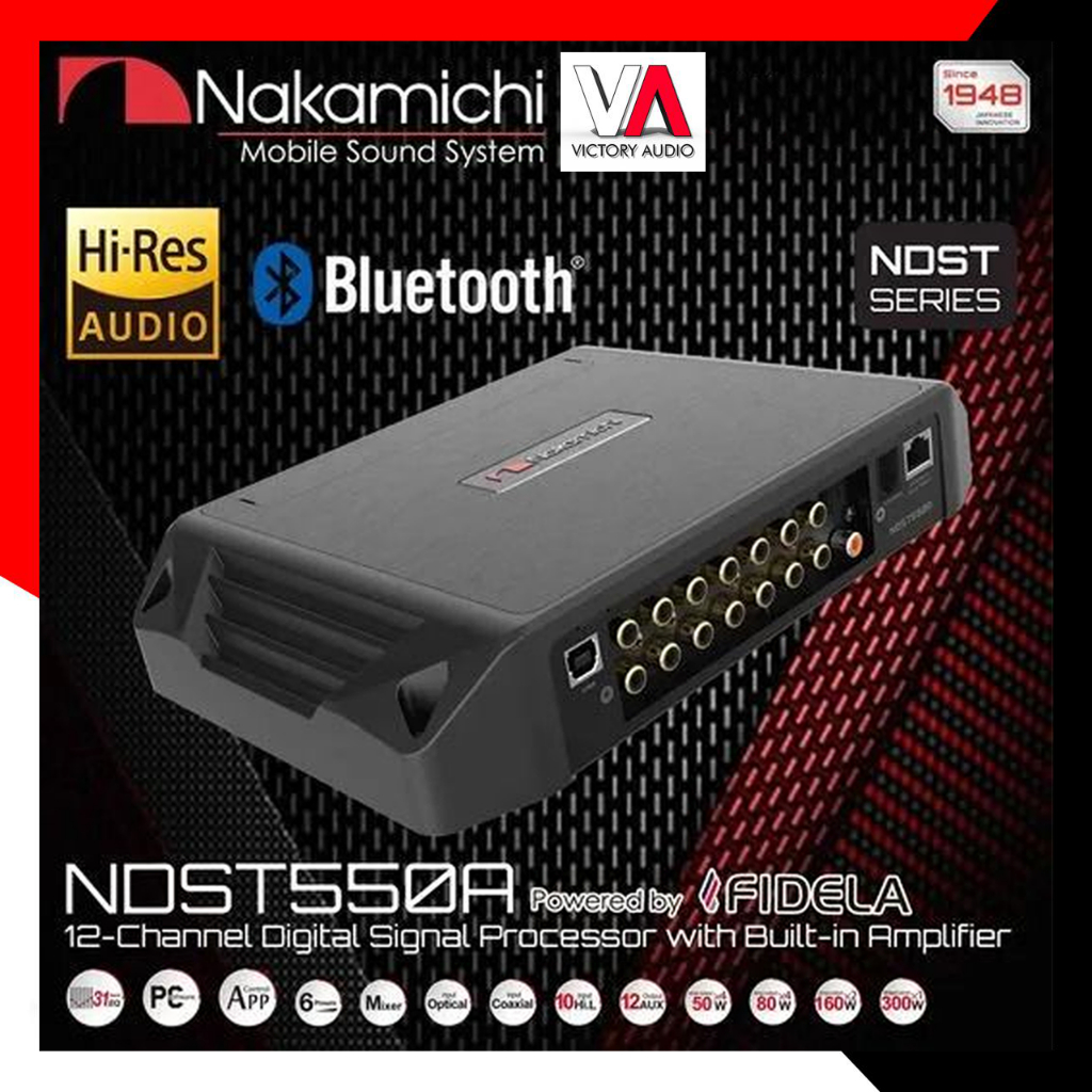 Jual DSP Digital Sound Processor NAKAMICHI NDST550A NDST 550 A HI-RES Built in Bluetooth 12CH ...