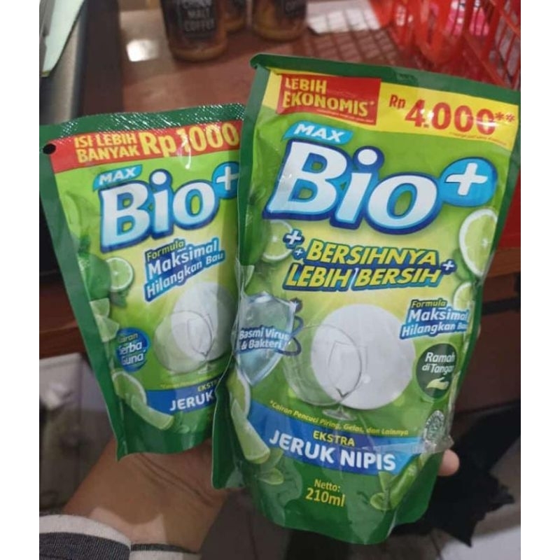 Jual max Bio Plus sabun cuci piring | Shopee Indonesia