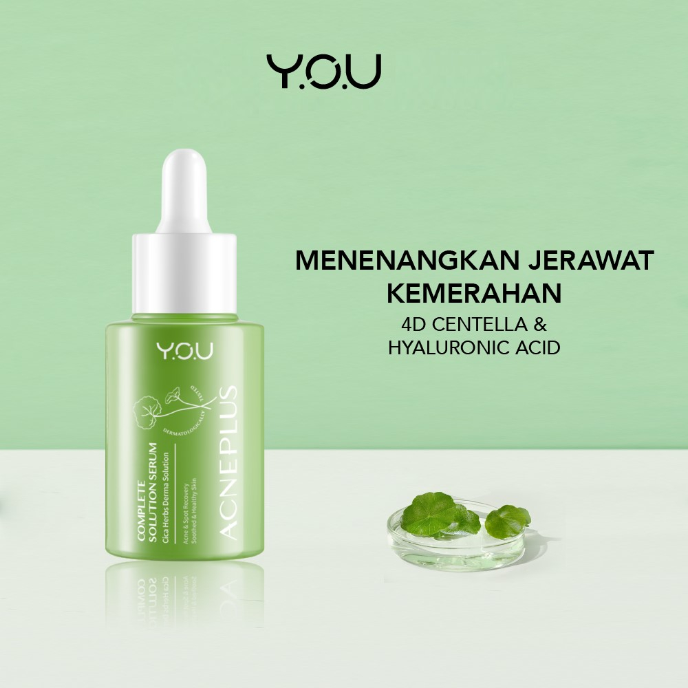 Jual YOU Acne Plus Complete Solution Serum 4D Centella Herbal Aloe Vera ...