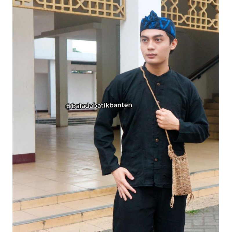 Jual Baju Adat baduy Banten pria paket setelan pangsi | Shopee Indonesia