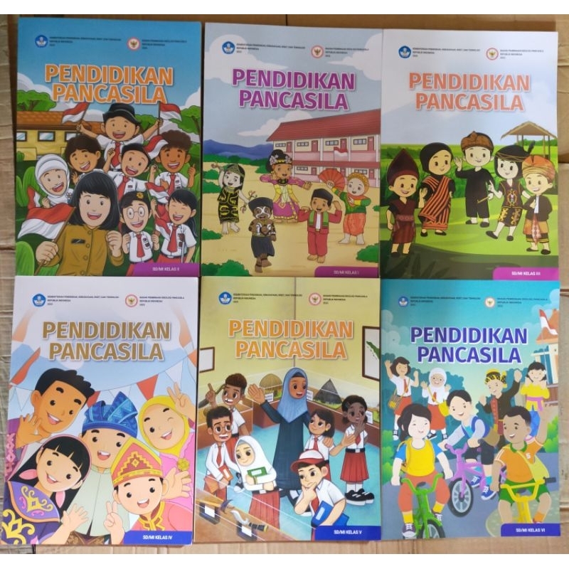 Jual Pendidikan Pancasila Kurikulum Merdeka SD Kelas 1 2 3 4 5 dan 6 Diknas | Shopee Indonesia