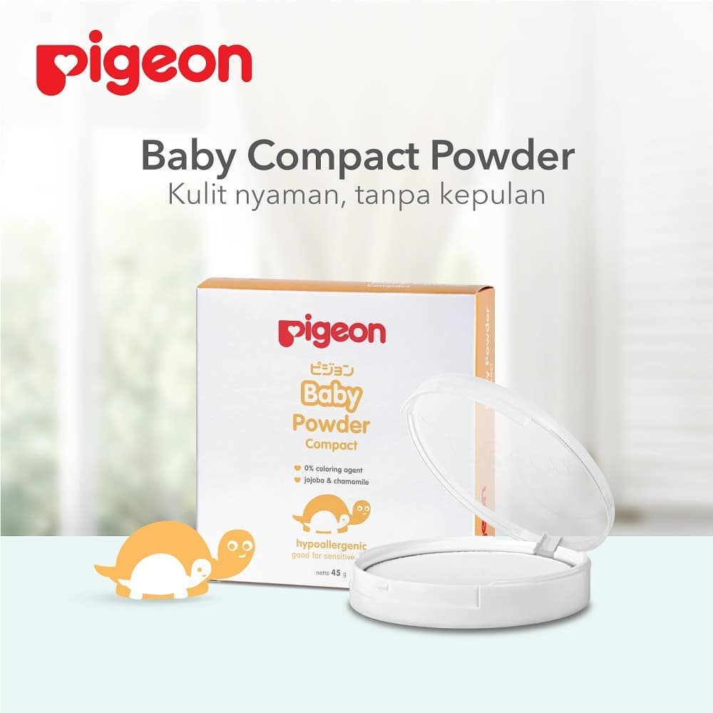 Jual Pigeon Baby Compact Powder 45g - Bedak Bayi | Shopee Indonesia