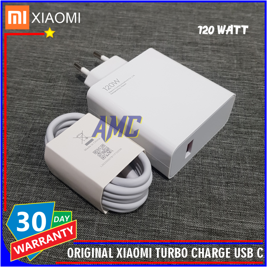 Jual Charger Xiaomi Poco F4 GT Turbo Charge Original 100% Type C 120 ...